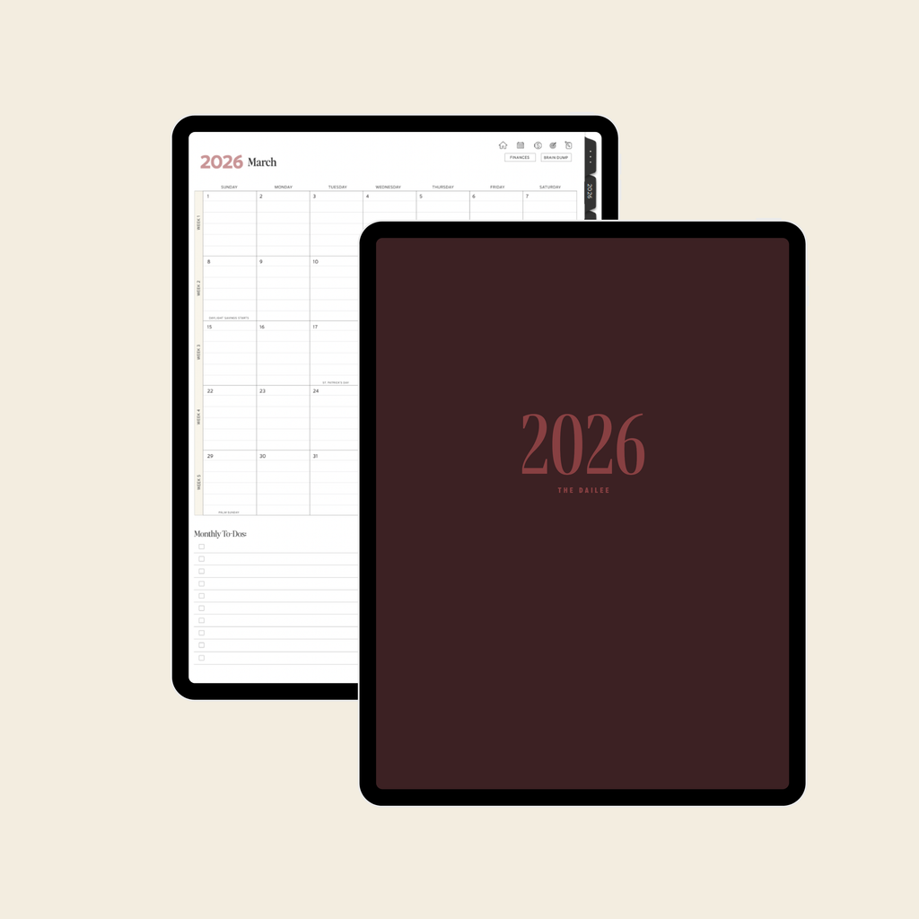 2026 Weekly Digital Planner – The Dailee