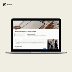 2026 Advanced Notion Template – The Dailee