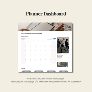 2026 Advanced Notion Template – The Dailee